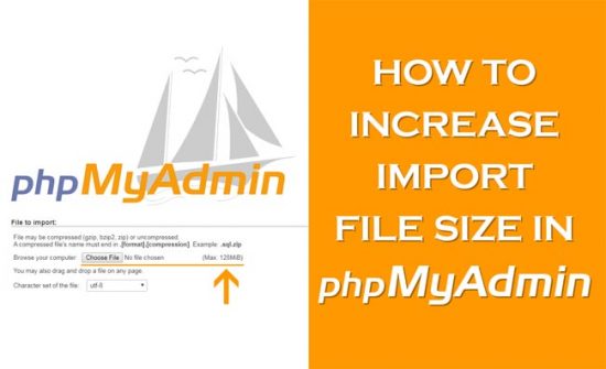 How to Increase the Maximum Upload Limit in phpMyAdmin - Geekbea.com
