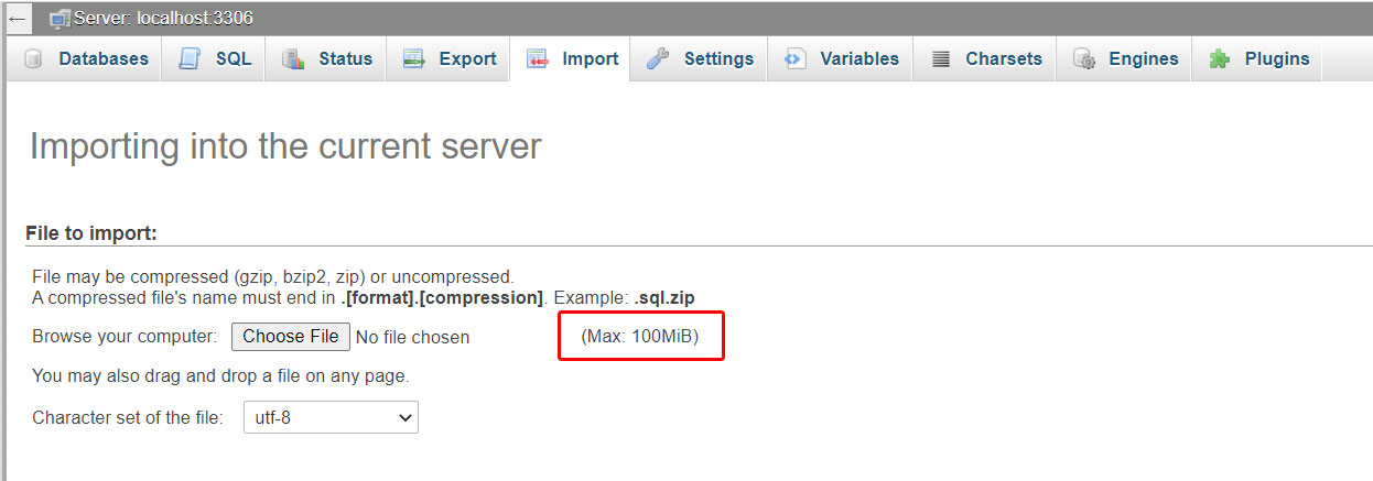 How To Increase The Maximum Upload Limit In PhpMyAdmin Geekbea