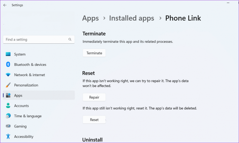 FIX: Microsoft Phone Link App not Working on Windows 11